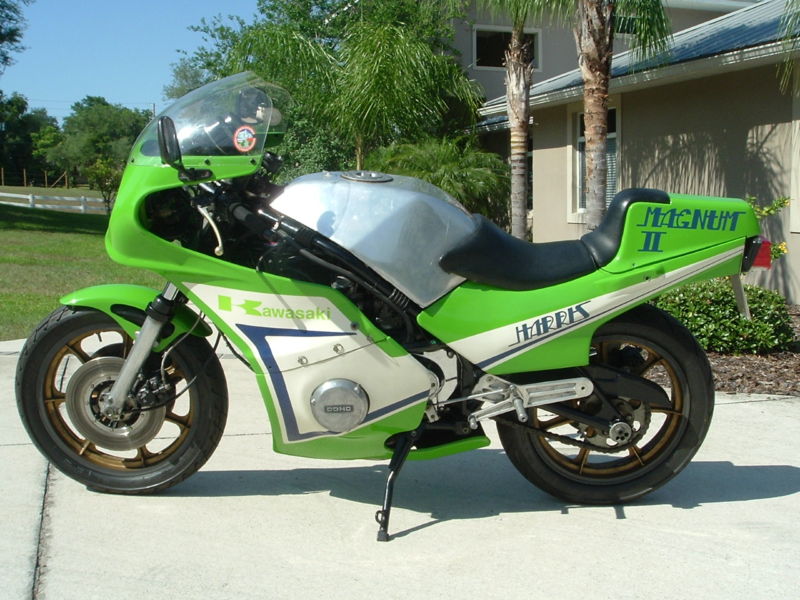Framed: Harris Magnum 2 Kawasaki KZ - Rare SportBikesForSale