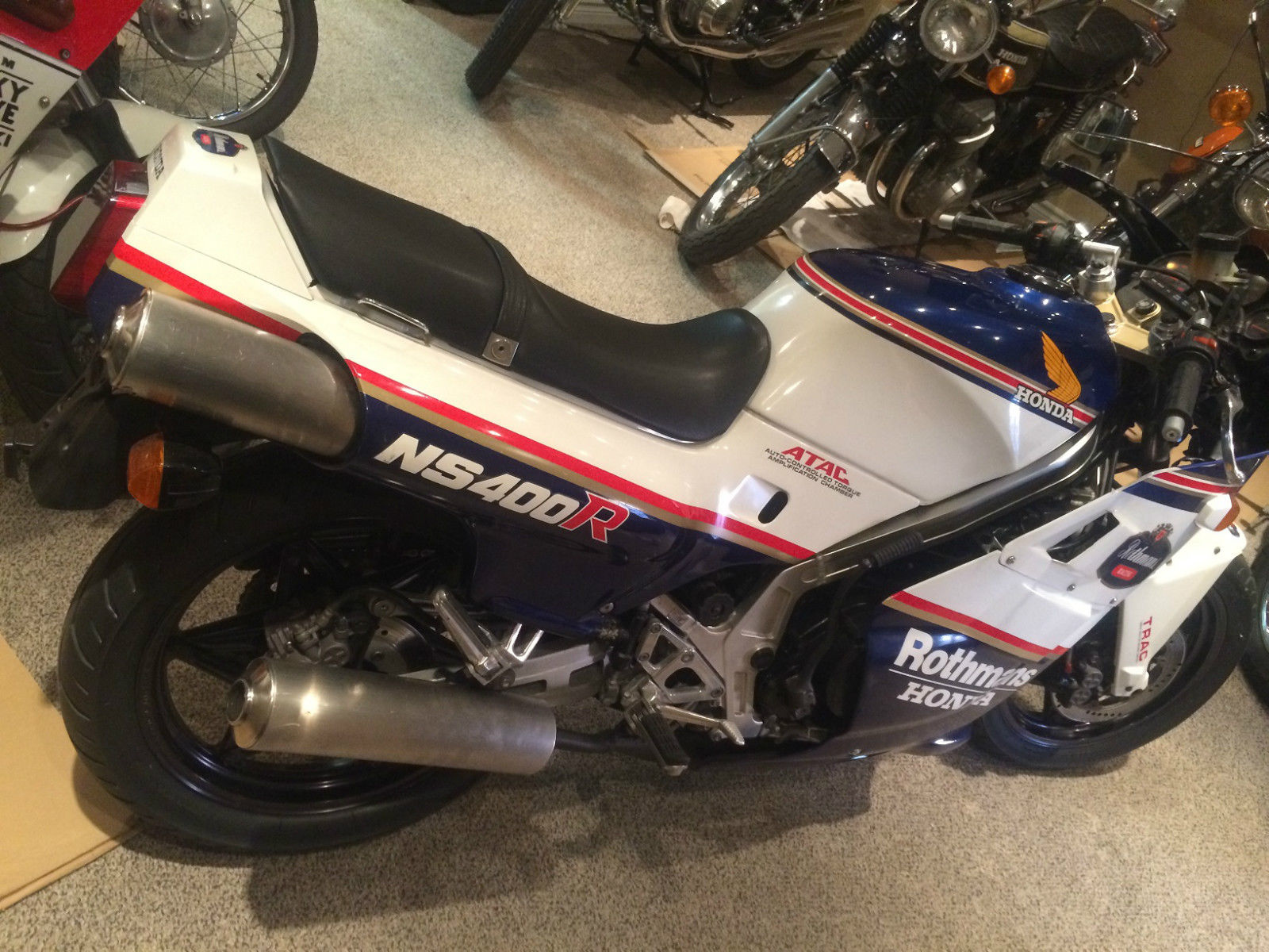 Honda Ns400r Rothmans Edition Nc19 2 Stroke Triple 3 Cylinder Rare