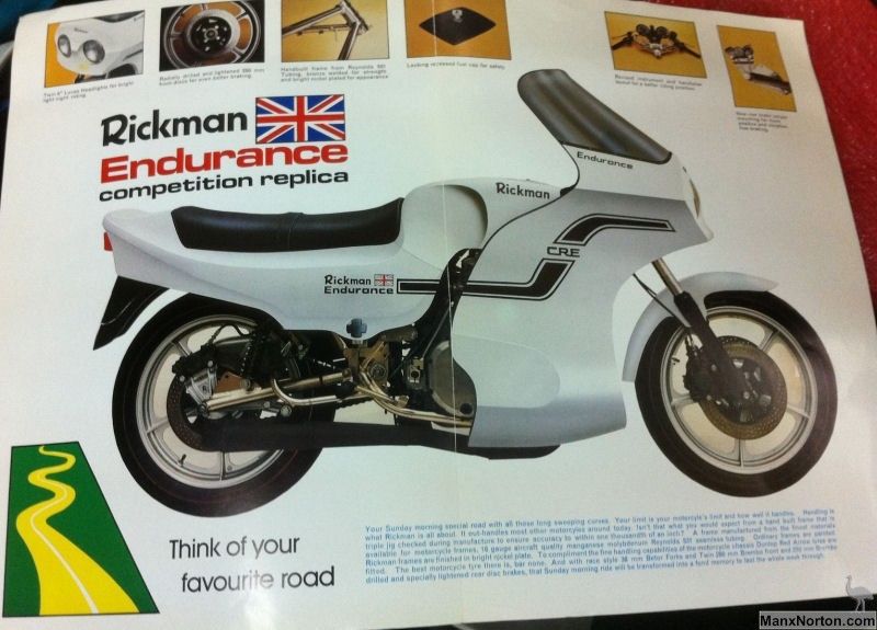 Ricky Racer: 1980 Rickman Kawasaki CRE 1000 Predator - Rare ...