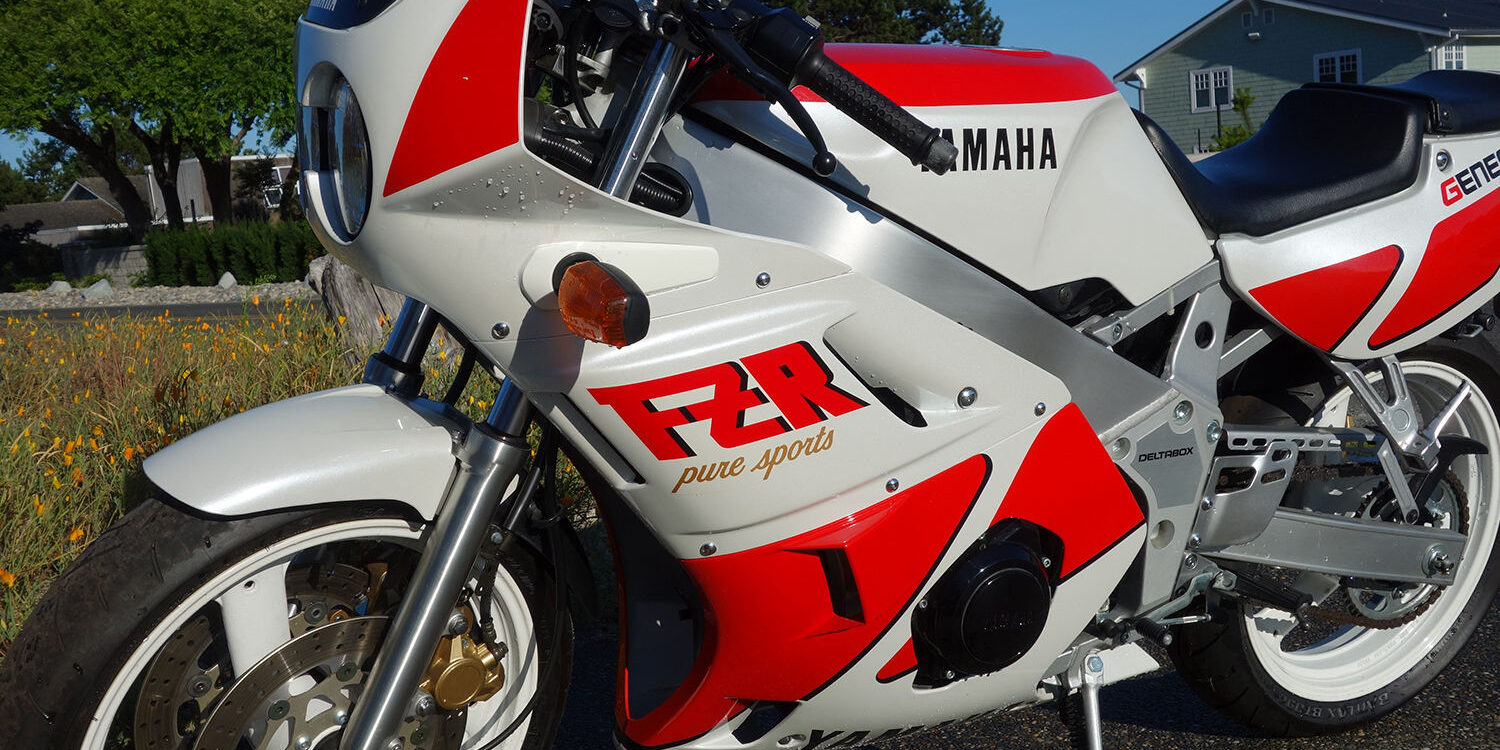 Nearly New: Ultra Low-Mileage 1989 Yamaha FZR400 for Sale - Rare ...