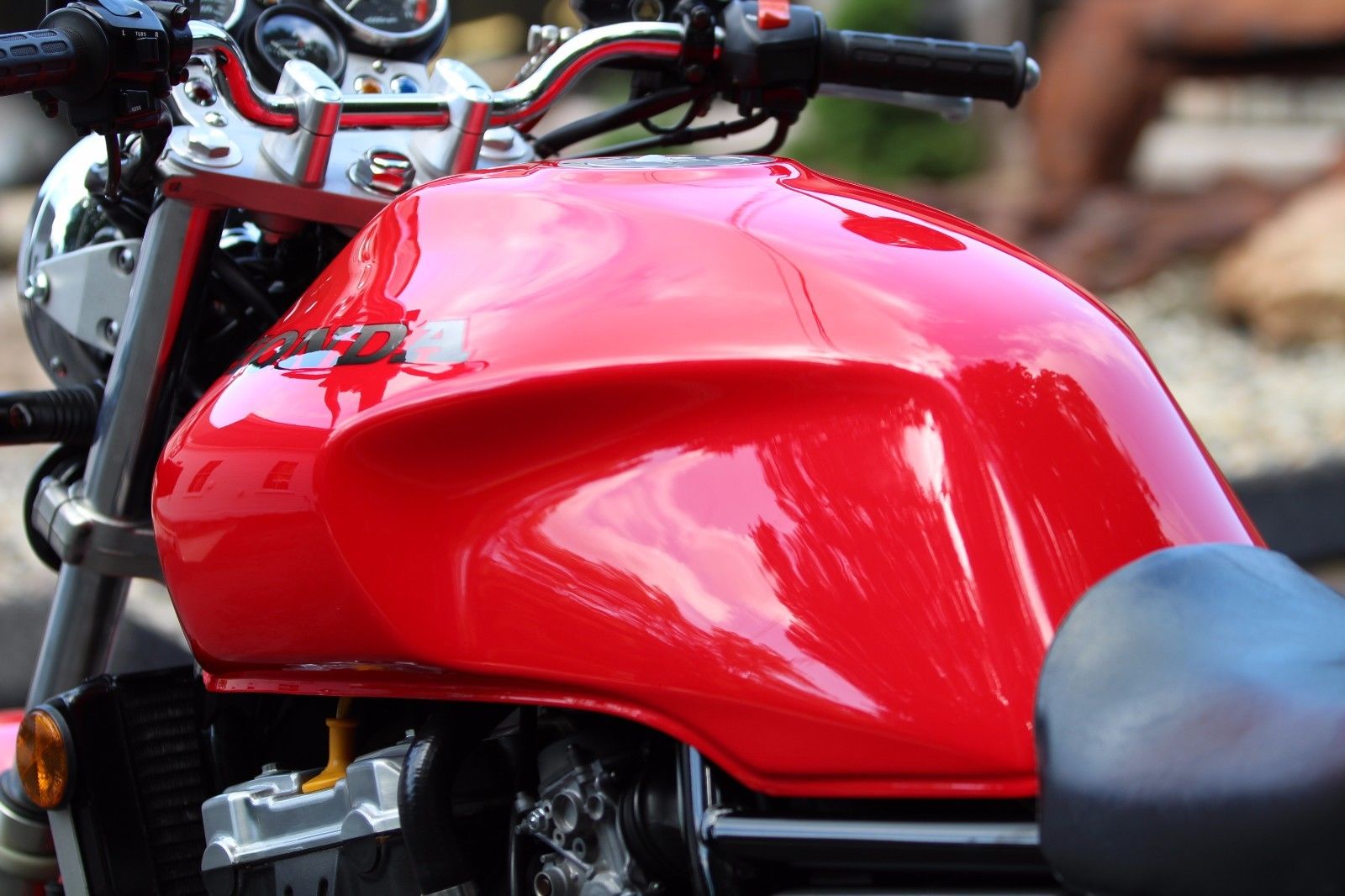 Big Red Muscle Bike: Very Clean 1995 Honda CB1000 for Sale - Rare ...