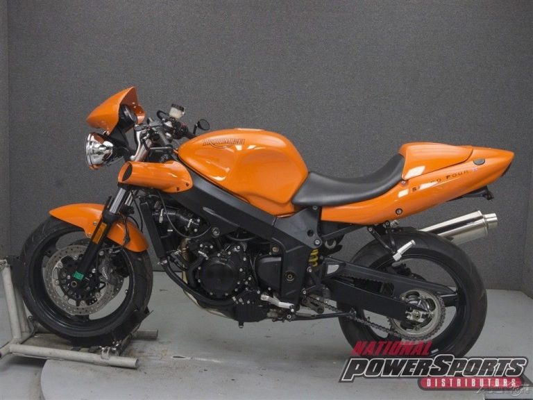 More or Less - 2003 Triumph Speed Four - Rare SportBikesForSale