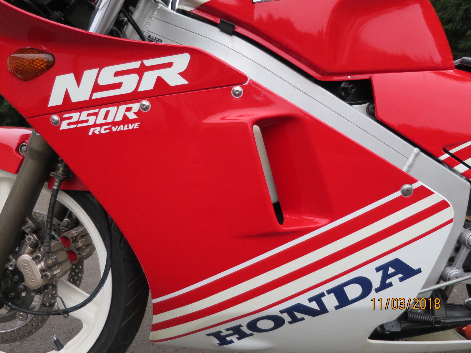 20181106 1987 honda nsr250r left fairing - Rare SportBikesForSale