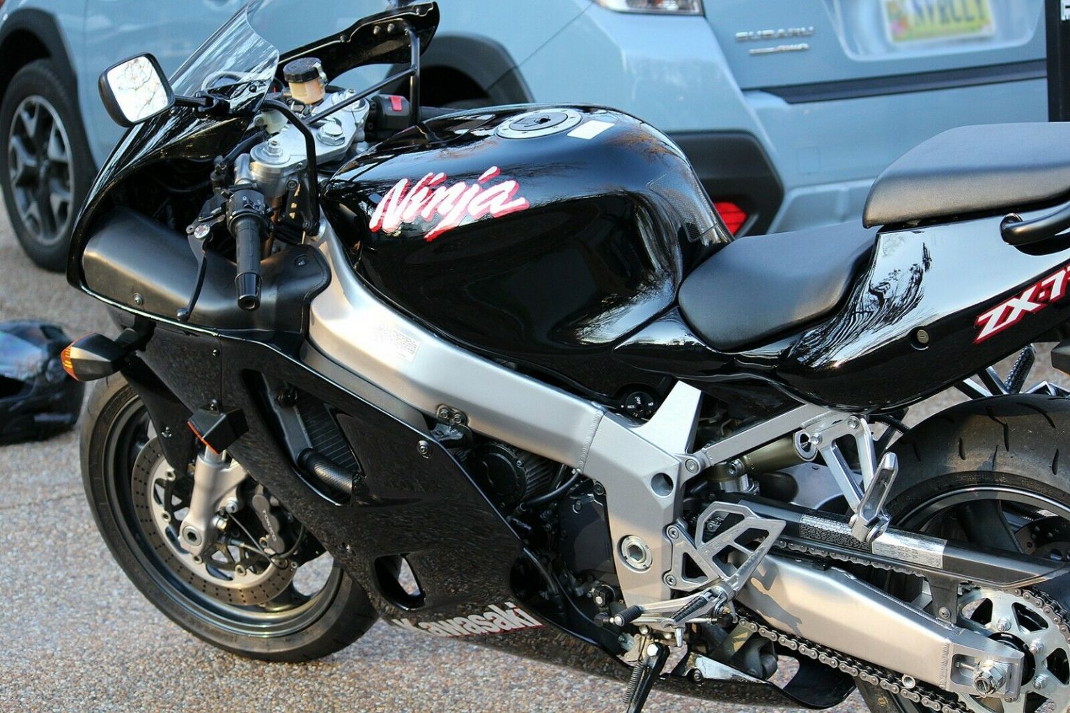 Dark Horse - 1996 Kawasaki Ninja ZX-7R with just 5,800 miles ! - Rare ...