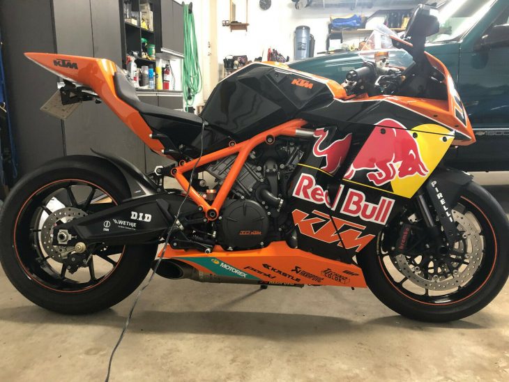 Gives You Wings: 2010 KTM RC8R Red Bull Edition for Sale - Rare ...