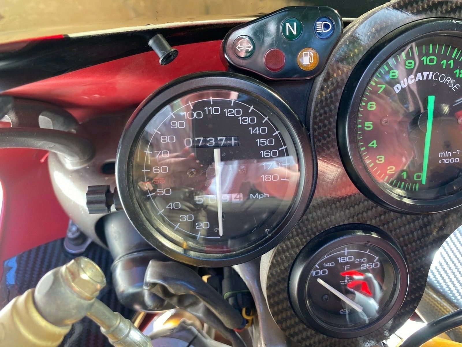 20200924 2000 ducati 996 sps dash - Rare SportBikesForSale