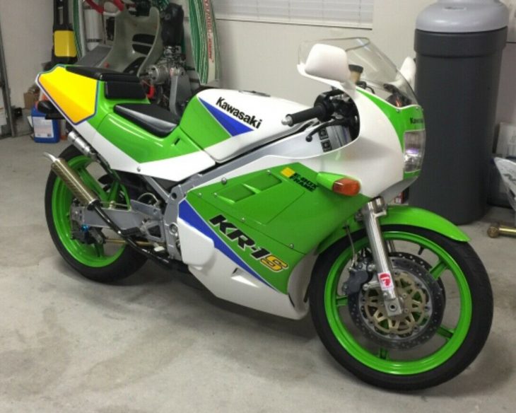 1991 Kawasaki KR-1S R Side - Rare SportBikesForSale