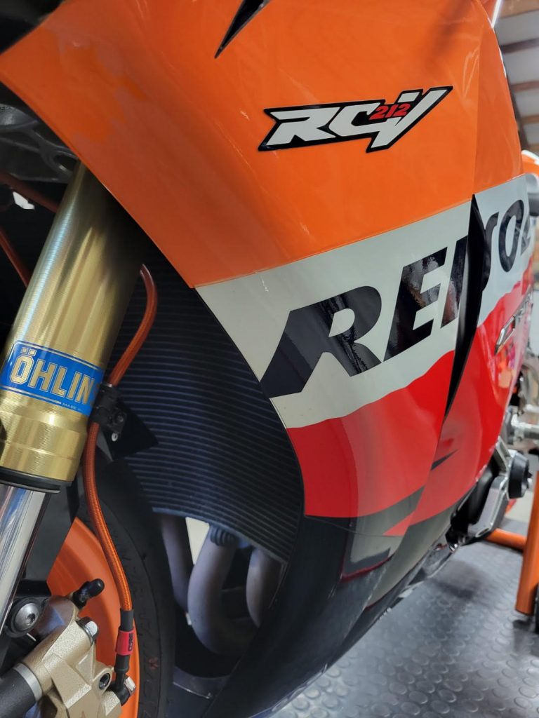 20211209 2009 honda cbr1000rr repsol left fairing detail - Rare ...