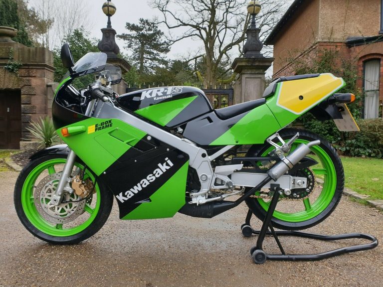 Soul Survivor - 1990 Kawasaki KR-1S in England - Rare SportBikesForSale