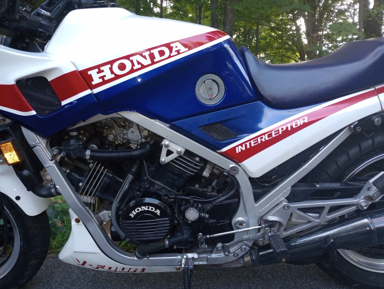 20220914 1984 honda vf1000f left engine - Rare SportBikesForSale