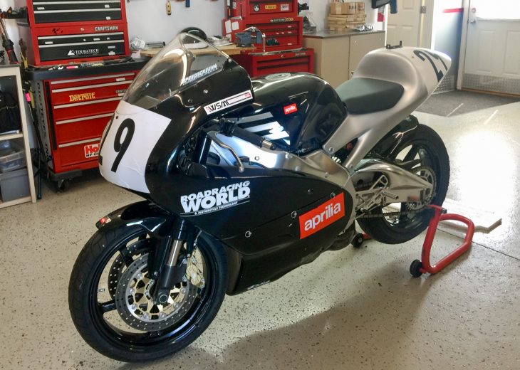 Featured Listing - Historic 1999 Aprilia RS250 Challenge Cup with just ...