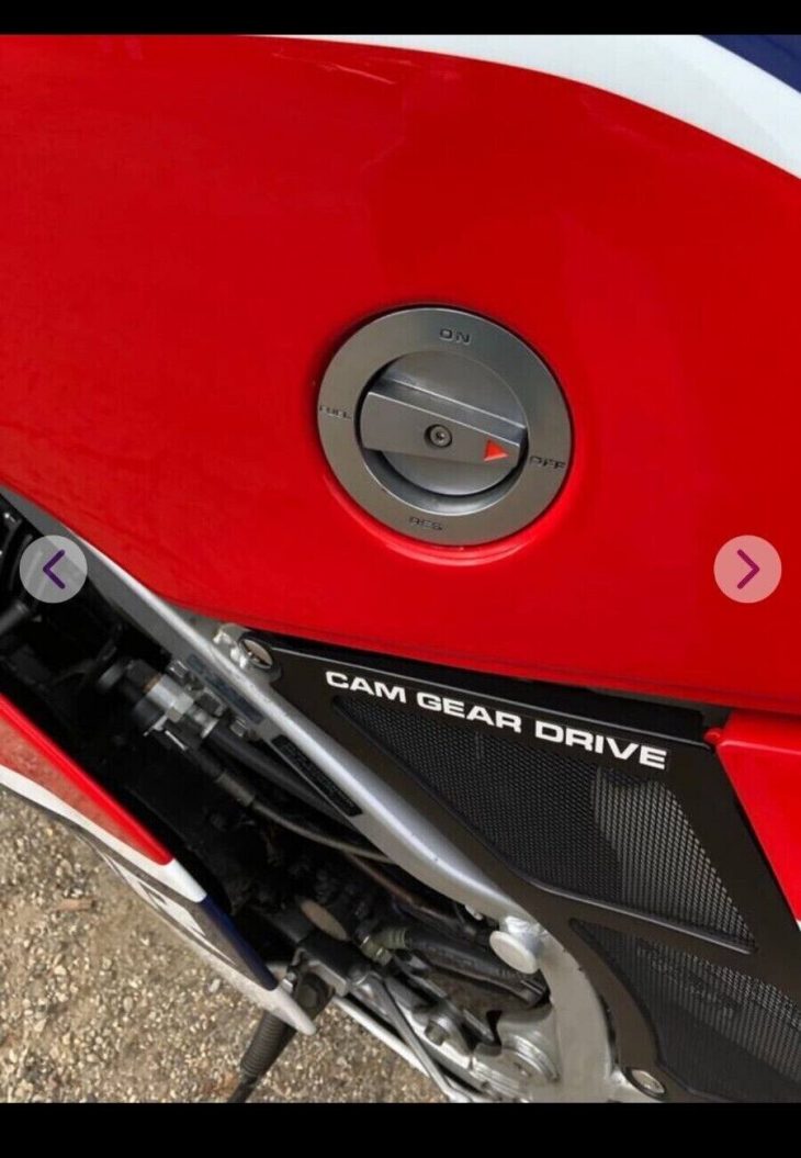 20221012 1986 honda vf1000r left tank detail - Rare SportBikesForSale