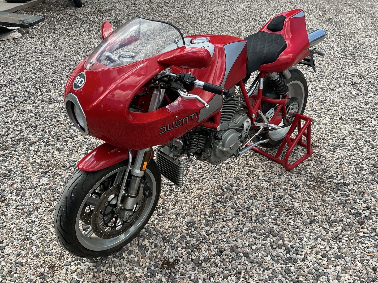 Retro-Modern Classic: 2001 Ducati MH900e for Sale - Rare SportBikesForSale